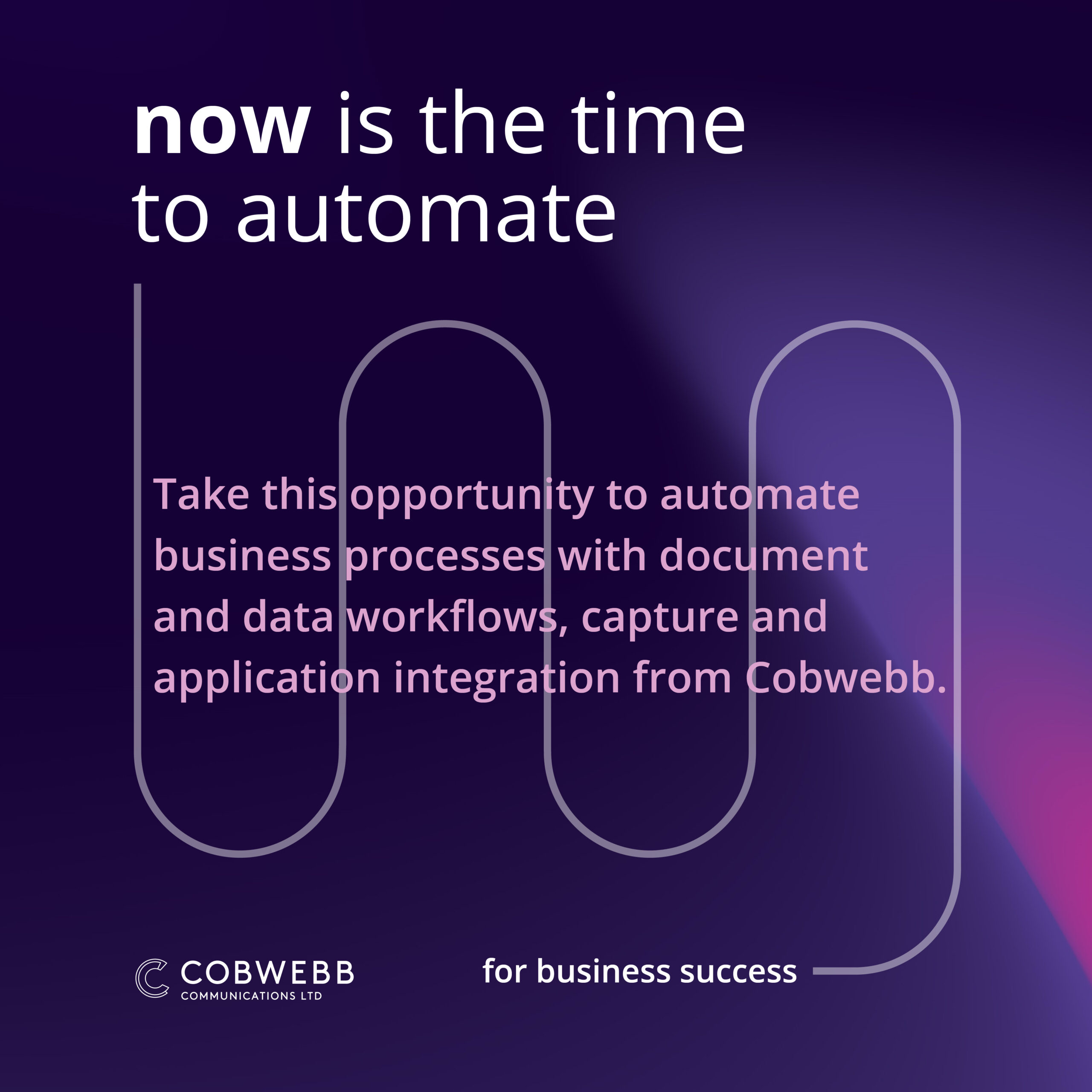 Now is the time to automate - Cobwebb Communications Ltd